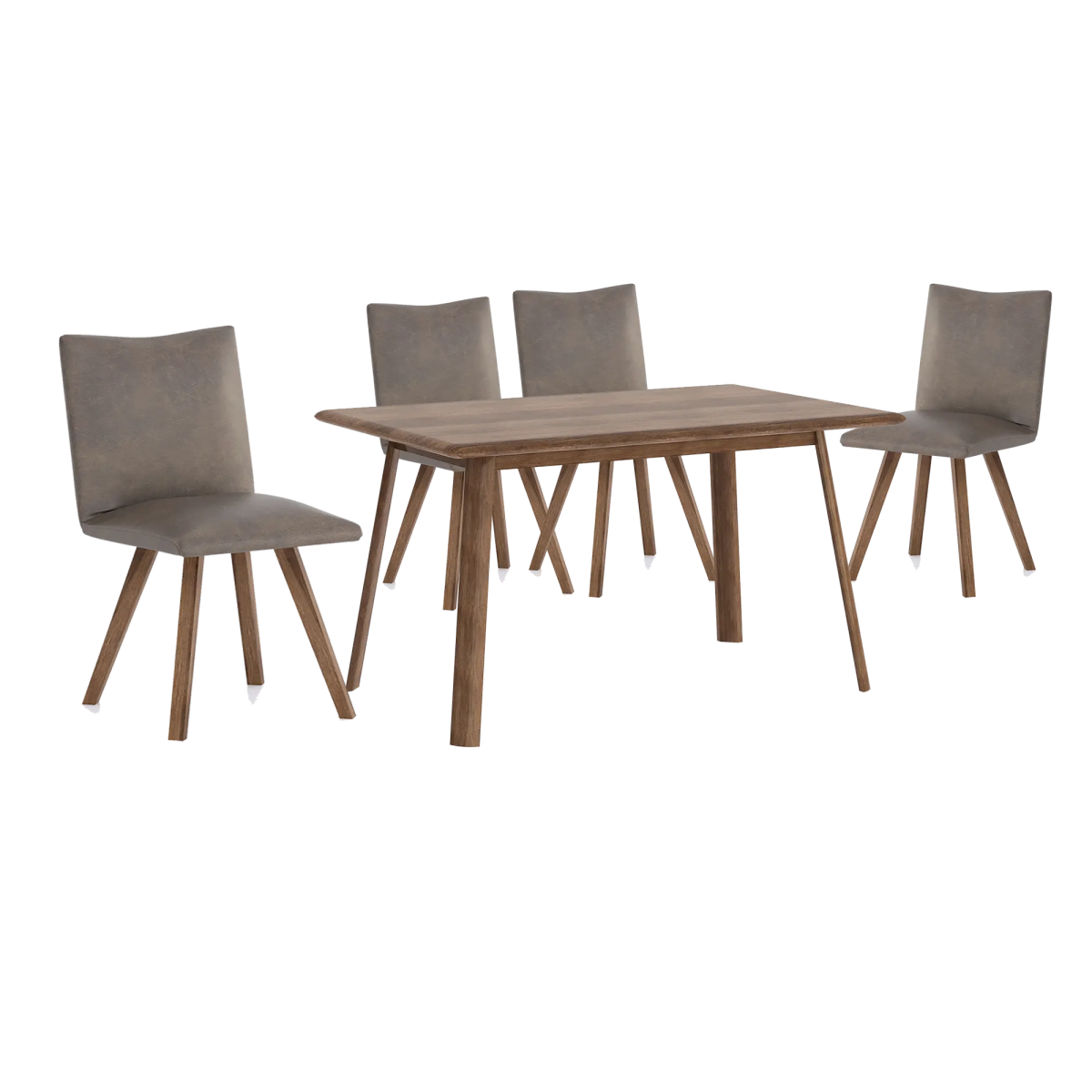 Get Asiago Solid Smoked Oak 1 4m Dining Table With Milano Chairs Get Asiago Solid Smoked Oak 1 4m Dining Table With Milano Chairs
